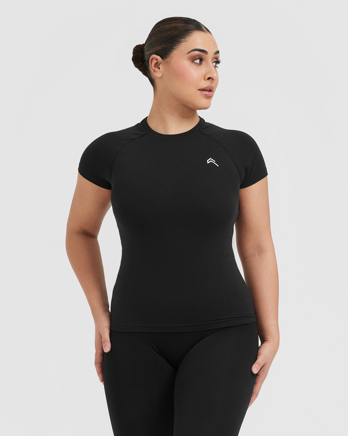 Black Fitted Top Women's - Seamless | Oner Active EU